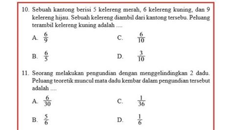 Kunci Jawaban Matematika Kelas 8 Halaman 305 Semester 2 Uji Kompetensi