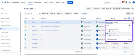 Jira Issue Navigator Search Sort And Customize Your Issues 2024
