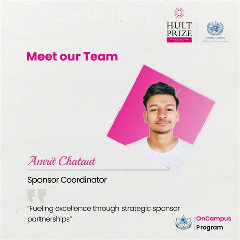 Amrit Chataut On Linkedin Hultatncit Hultprize Hult