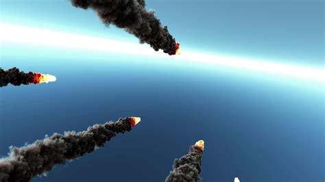 프리미엄 스톡 영상 다중 로켓 발사