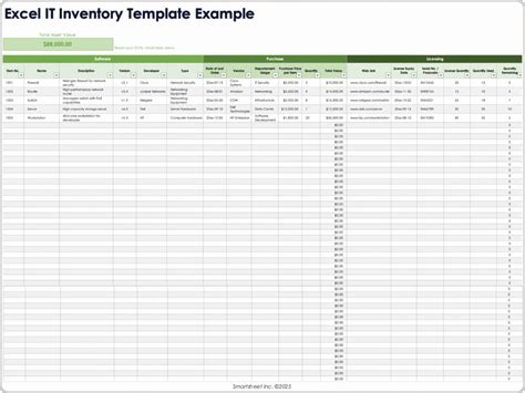 Excel Inventory Template Business Template