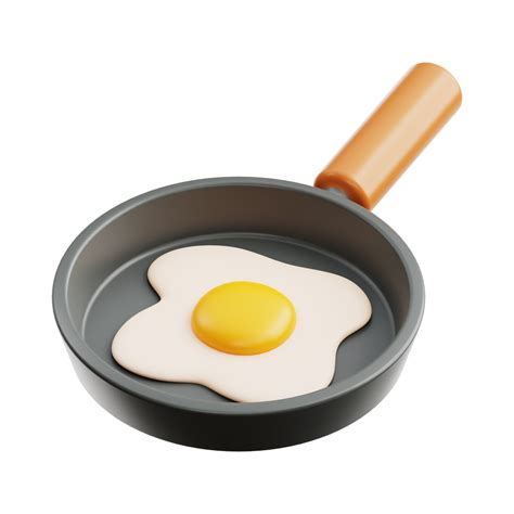 Fried Egg Frying Pan Chicken Generative Ai 27730675 Png