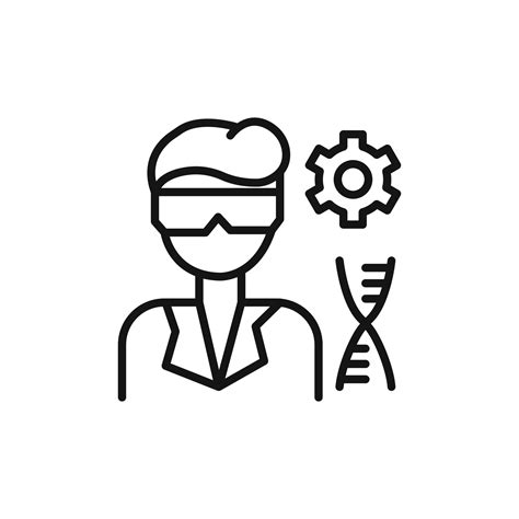 Biomedical Engineer Logo Sign Outline 47588868 Vector Art At Vecteezy