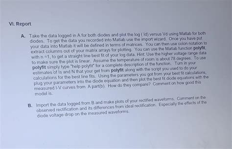 solved curve plotting a using a multimeter measure and