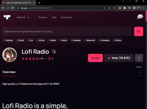 How To Add Lofi Radio Bot On Discord [step By Step] Golinuxcloud
