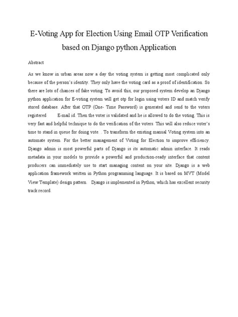 abstract evoting django pdf electronic voting formal verification