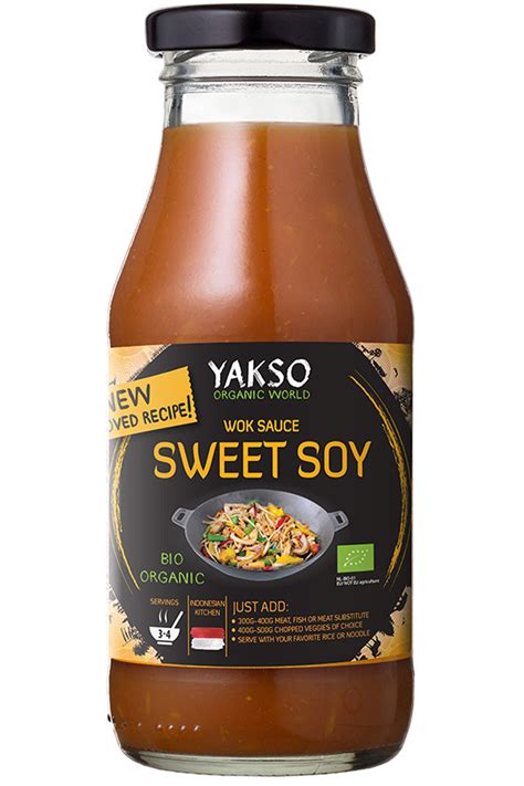 Organic Sweet Soy Wok Sauce 240ml (Yakso) | Healthy Supplies