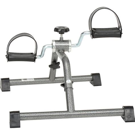 Exercise Peddler With Attractive Silver Vein Finish Knocked Down 1119150
