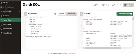 最方便的在线oracle Sql学习环境 Live Sqloracle Sql 在线 Csdn博客