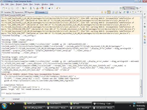 Build Error For Paemacexample Test Project Processors Forum Processors Ti E2e Support Forums