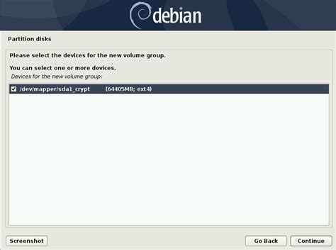 How Can I Install Debian With Full Disk Encryption And A Custom Sized Swapfile Unix And Linux