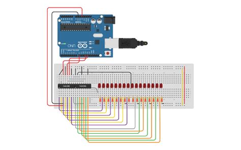 Circuit Design Llantino Project 18 Dual 8 Bit Binary Counters Tinkercad