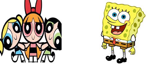 The Powerpuff Girls And Spongebob By Marioandpvz2021 On Deviantart