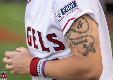 Angels Baseball Tattoo