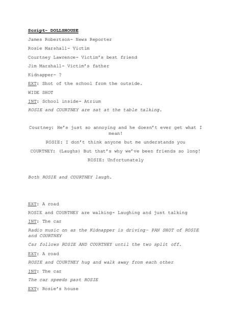 Script For Waves Pdf