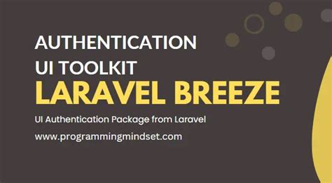 Laravel Breeze Install Step By Step Guide Programmingmindset