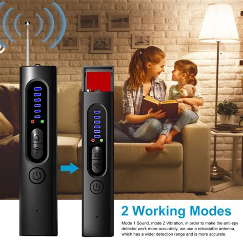 Hidden Camera Detector Anti Spy Detector Bug Detector Rf Scanner Device Detector For Gps