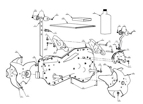 Garden Tiller Parts Diagram Fasci Garden