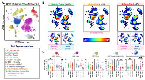 30 Color Full Spectrum Flow Cytometry Identifies Sex Differences In The Circulating Immune