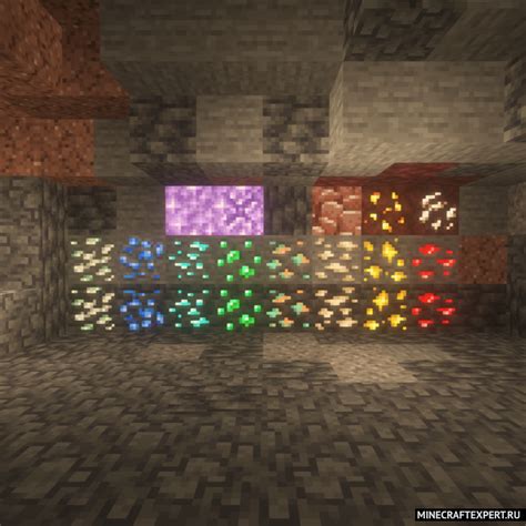 All Glowing [1 19 3] [1 18 2] [1 17 1] 16x — светящиеся блоки Текстуры для Майнкрафт