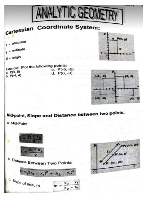 analytic and solid geometry pdf