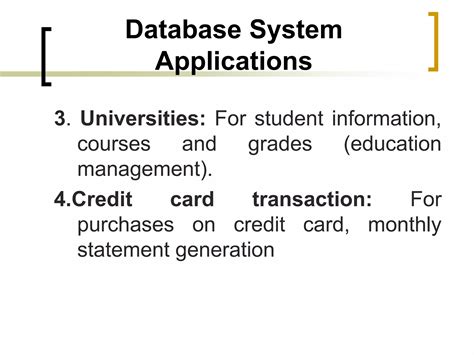 Database Lecture 1ppt Databases Computer Software And Applications
