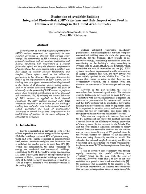 Evaluation Of Available Building Integrated Photovoltaic Bipv Systems Pdf