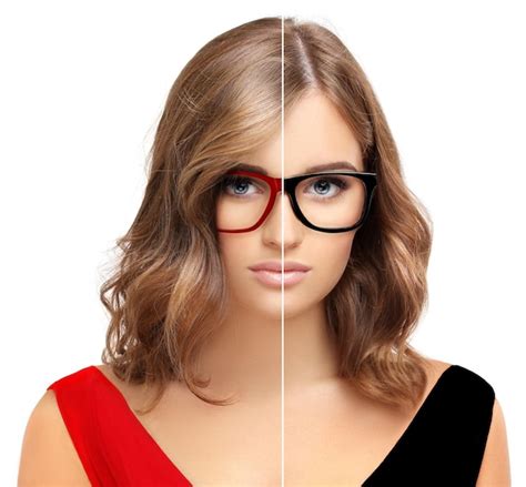 Premium Photo Wearing Colored Glasses