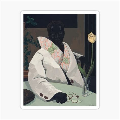 Portrait Of A Curator In Memory Of Beryl Wright 2009 Sticker For Sale By Jenniferscholz