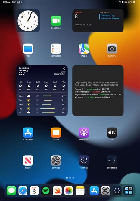 Making A Widget With Scriptable Rproxmox
