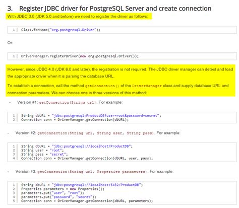 Connecting To PostgreSQL Database Without JDBC R Learnjava