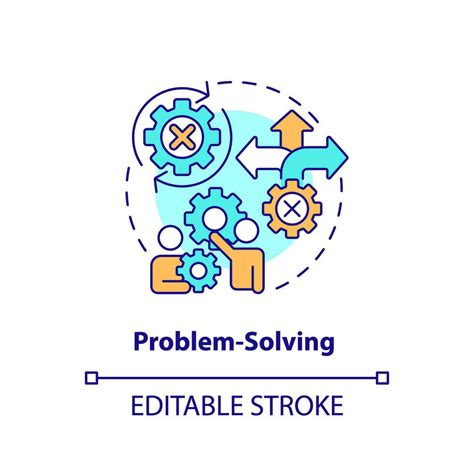Problem Solving Multi Color Concept Icon Critical Thinking Creative Solution Information