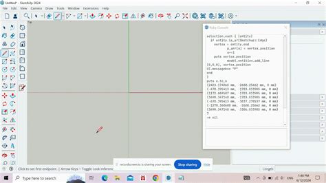 How To Force Ruby To Interact With Selected Edges In Order Of Creation Ruby API SketchUp