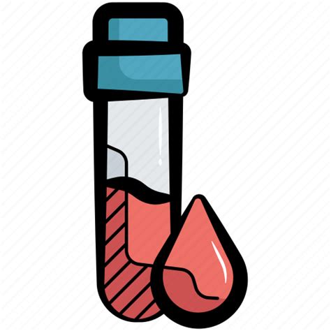 Blood Test Test Tube Blood Test Tube Sample Tube Lab Tube Icon