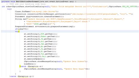 program aplikasi perpustakaan menggunakan java netbeans terhubung database mysql