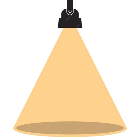 스포트라이트 아이콘 프리미엄 벡터