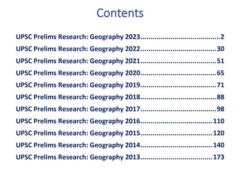UPSC Prelims Geography Research Document Notes LotusArise