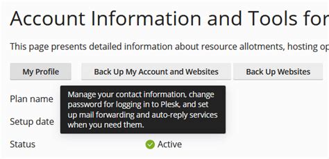 Reset Password In Plesk For User Account 1