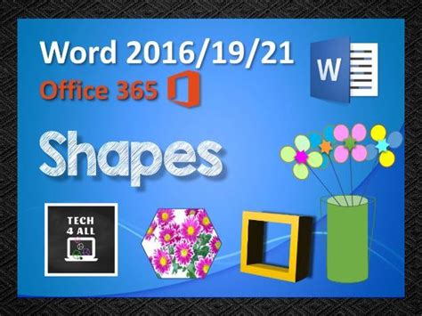 Shapes In Microsoft Word Teaching Resources