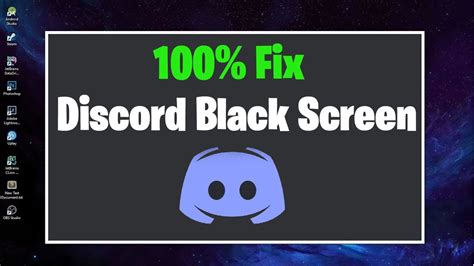 Help My Discord Gives Me Black Screen Solved Discord