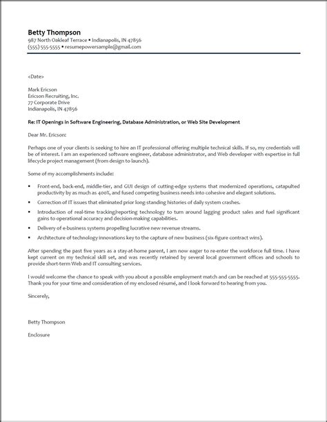 Software Engineer Cover Letter Resumepower