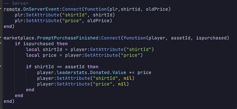 How To Fix The T Shirt Purchase Exploit For Donation Games Scripting Support Developer Forum