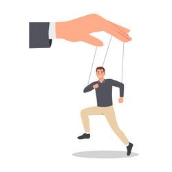 Puppet Government Concept Royalty Free Vector Image