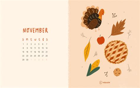 November Desktop Wallpaper Cute