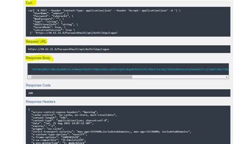 Cyberark Api Kullanımları Netsmart