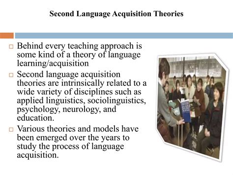 Second Language Acquisition Theories Pptx