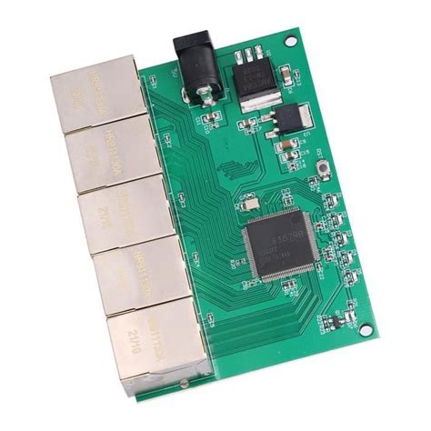 Module De Commutation Yosoo 5 Ports Gigabit Ethernet 5 V Cc Fonctionnement Simple