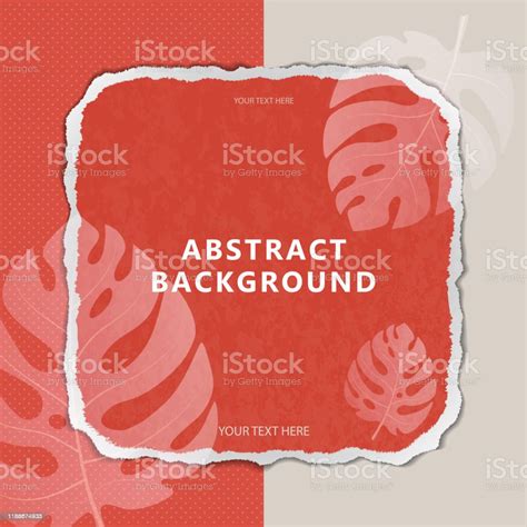 가장자리 물방울 무늬 괴물 잎에서 찢어진 종이의 밝은 색깔의 조각의 추상적 인 배경 프레임 텍스처 텍스트의 장소 설계용