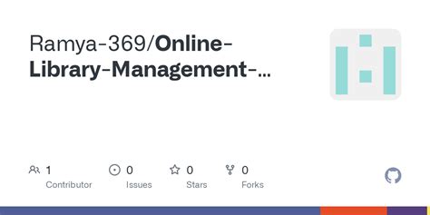 Github Ramya 369online Library Management System