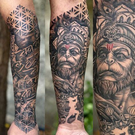Hanuman Forearm Tattoo